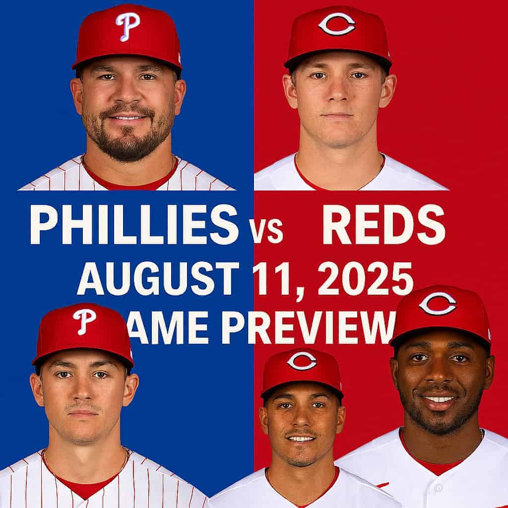 Phillies vs Reds August 11th Showdown – Everything You Need to Know ...