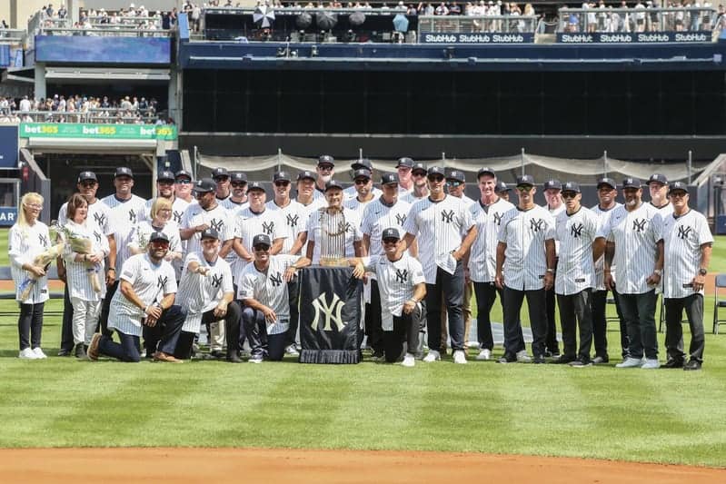 Old Timers Day 2025 at Yankee Stadium Legends